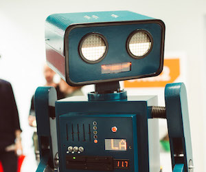 Der radelnde Roboter, Walking Act aus Berlin